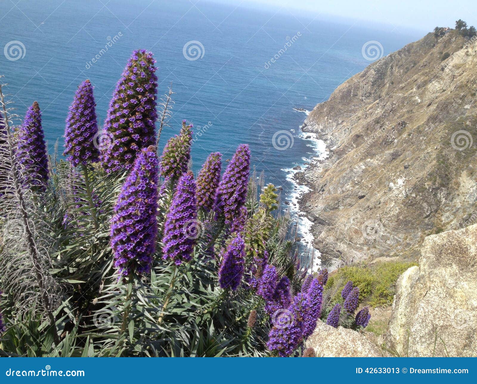 Pch stock image. Image of scenic, waves, beach, mountains - 42633013