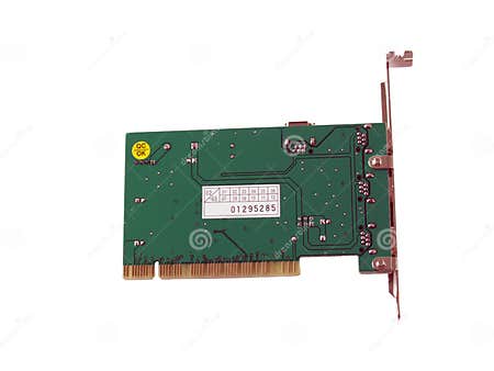 PCI Card, rear stock photo. Image of technology, function - 450116