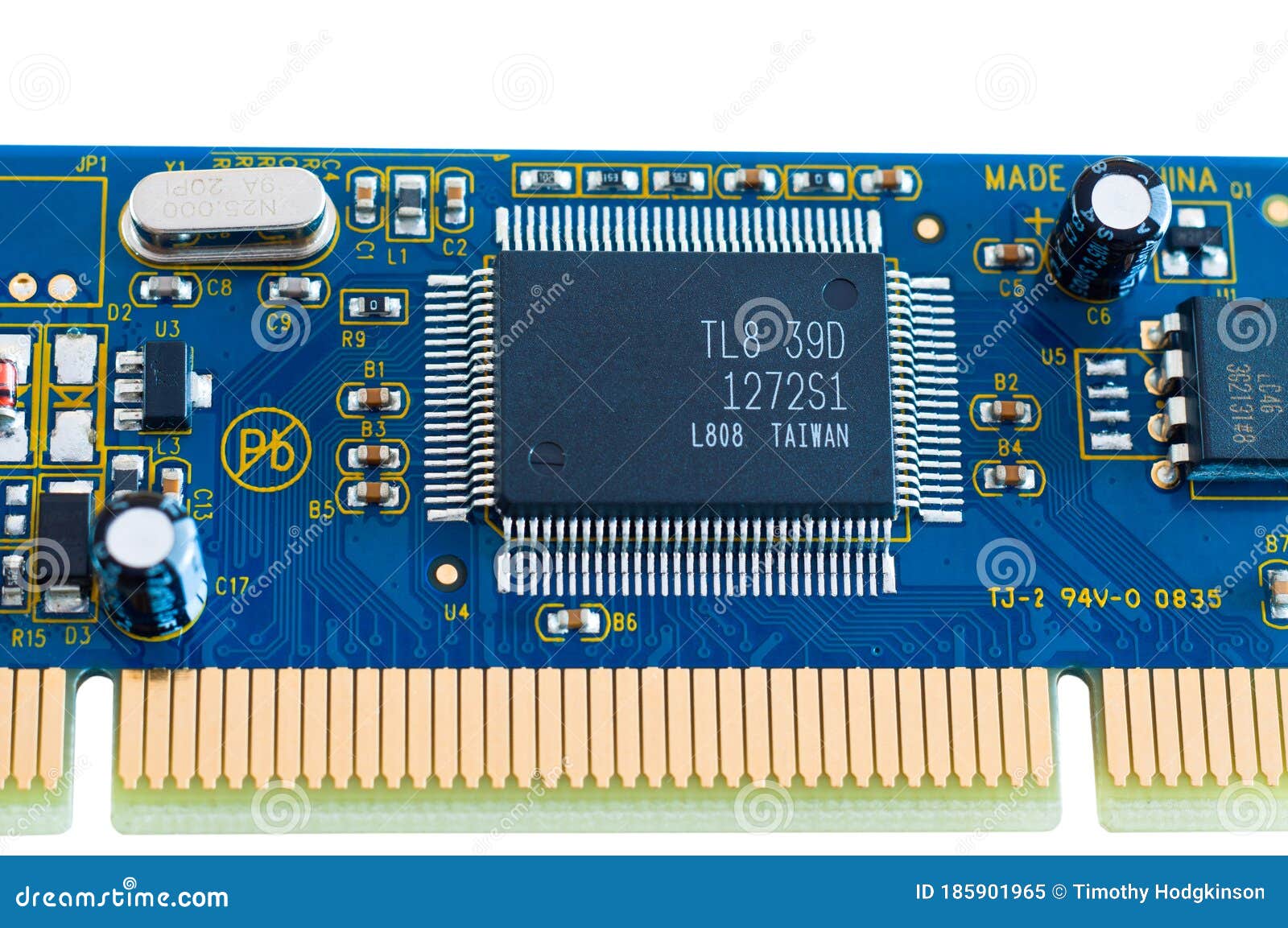 PCI Network Card editorial image. Image of chip, design - 185901965