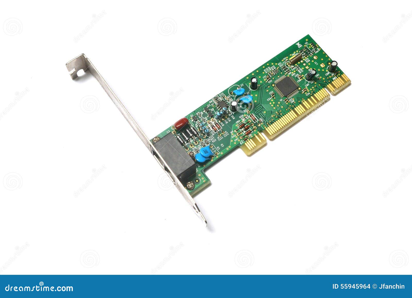 Pci network card stock photo. Image of electricity, adapter - 55945964