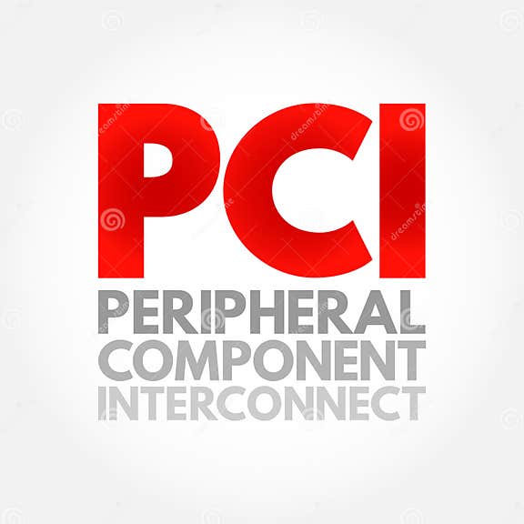 PCI - Peripheral Component Interconnect is a Local Computer Bus for ...