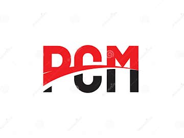 PCM Letter Initial Logo Design Vector Illustration Stock Vector ...