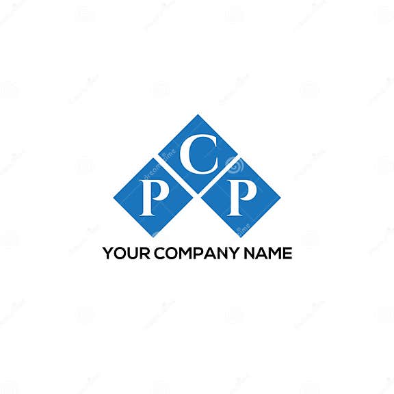 PCP Letter Logo Design on BLACK Background. PCP Creative Initials ...