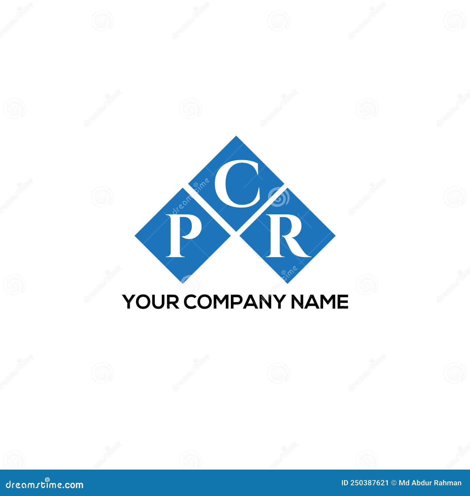 PCR Letter Logo Design on BLACK Background. PCR Creative Initials ...