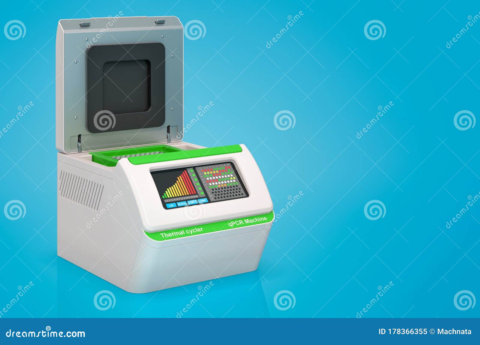 PCR Amplifier - Thermocycler For Rapid Diagnostics Cartoon Vector ...