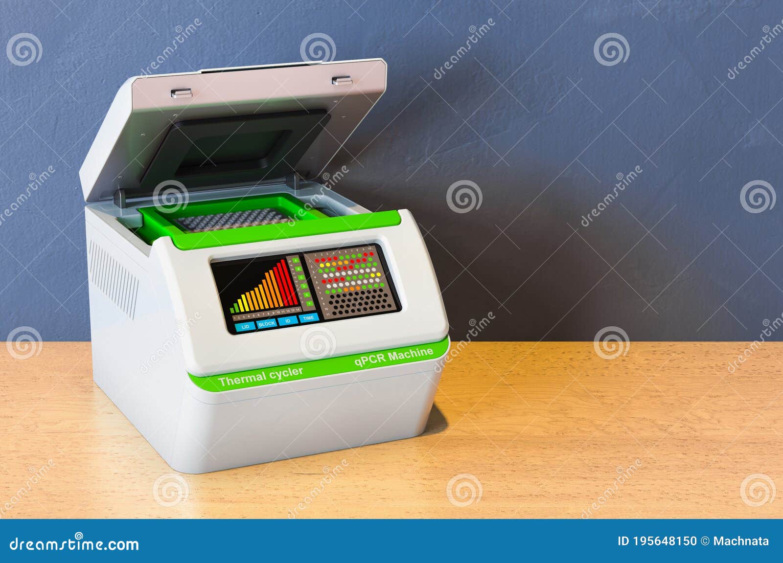 PCR Thermal Cycler, Visualization 3d Cad Model, Blueprint. 3D Rendering ...
