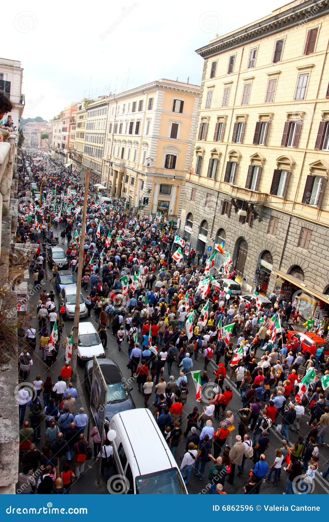 PD (Democratic Party) Rally in Rome Editorial Photo - Image of circus ...