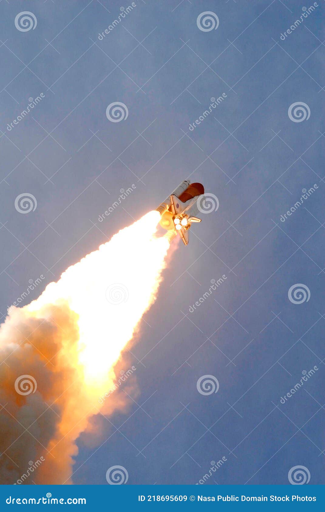 Launch Of Space Shuttle Atlantis STS-122 Picture. Image: 218695609