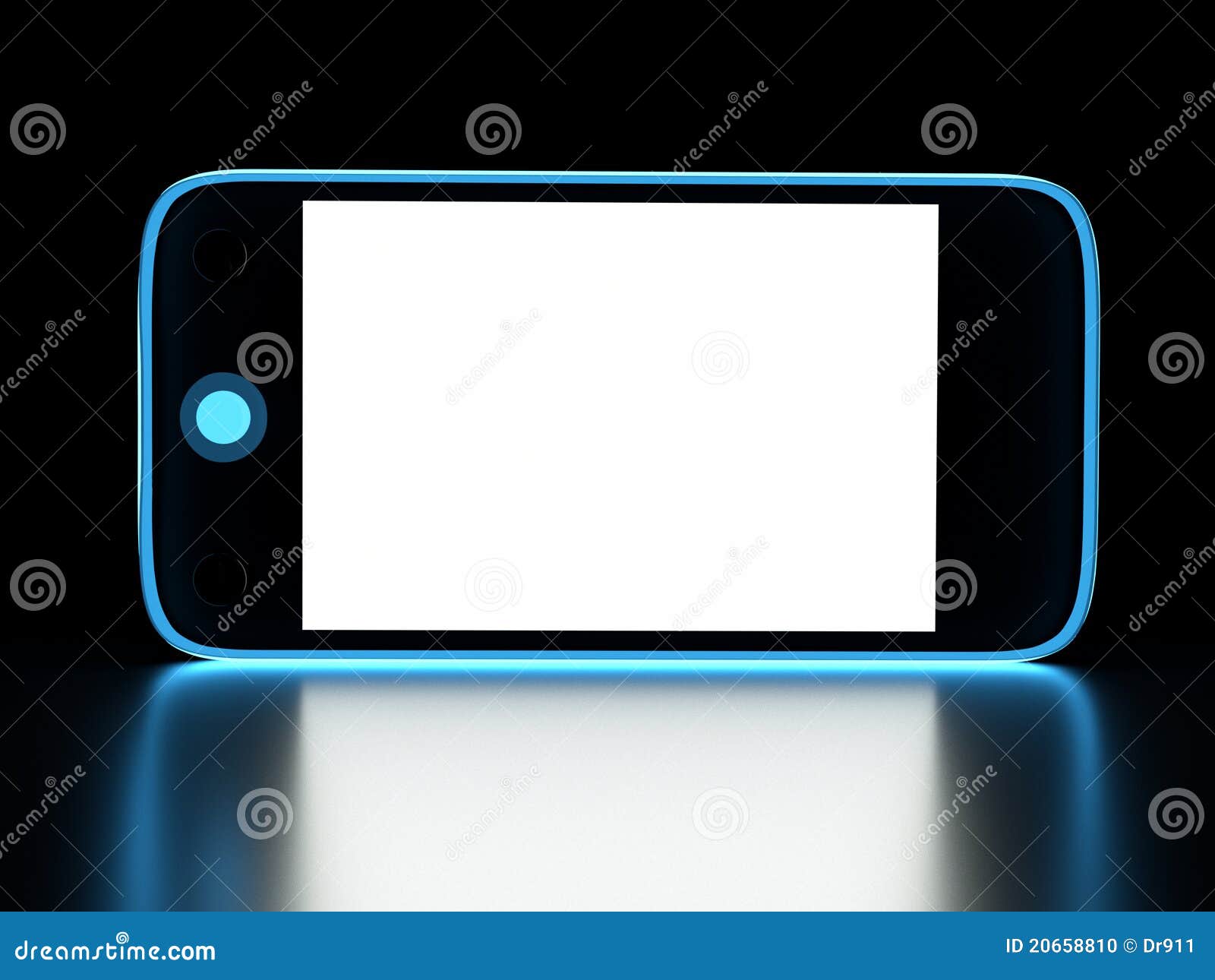 Pda stock illustration. Illustration of shine, electronic - 20658810