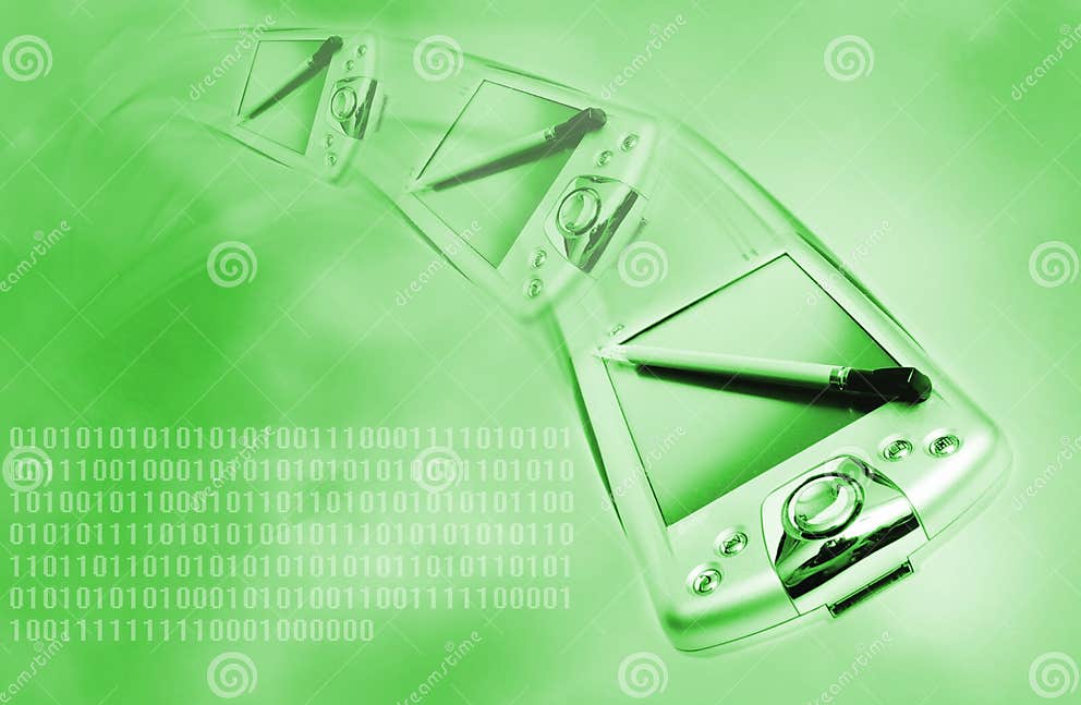 Pda stock illustration. Illustration of future, backgrounds - 2435517