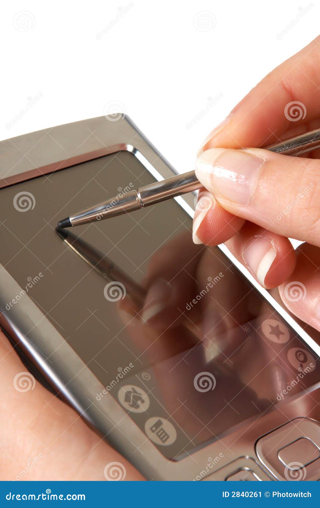 Pda stock image. Image of data, address, gadget, assistant - 2840261