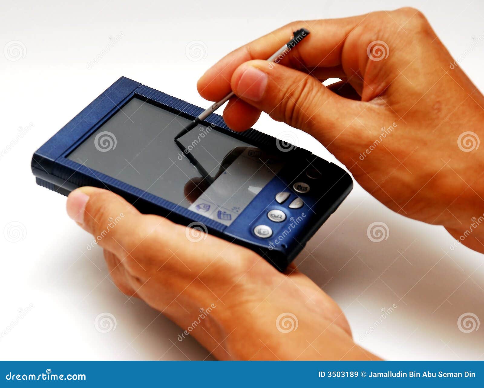 Pda stock image. Image of calendar, pocketpc, palm, hand - 3503189