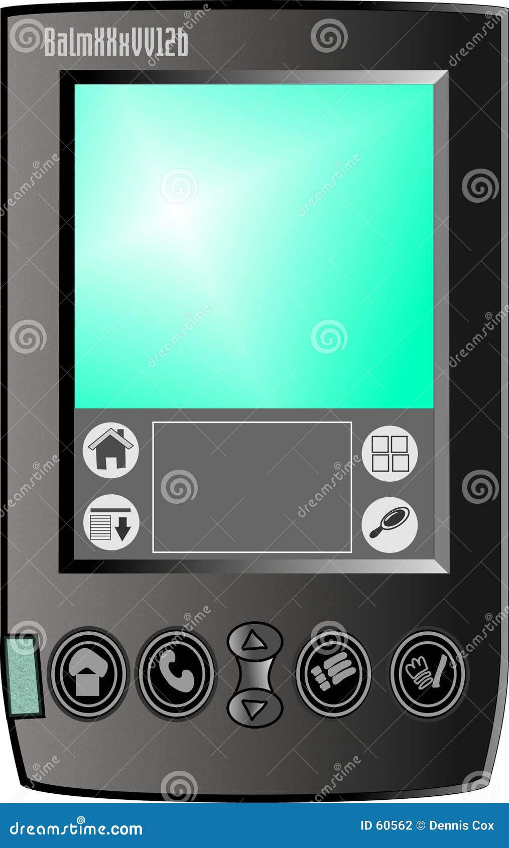 PDA stock illustration. Illustration of communicate, screen - 60562