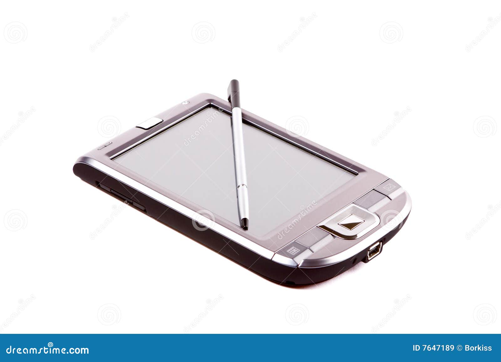 PDA stock image. Image of modern, assistant, white, personal - 7647189