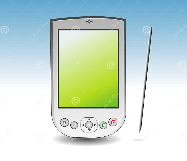 PDA stock illustration. Illustration of pocket, gadget, electronic - 90849