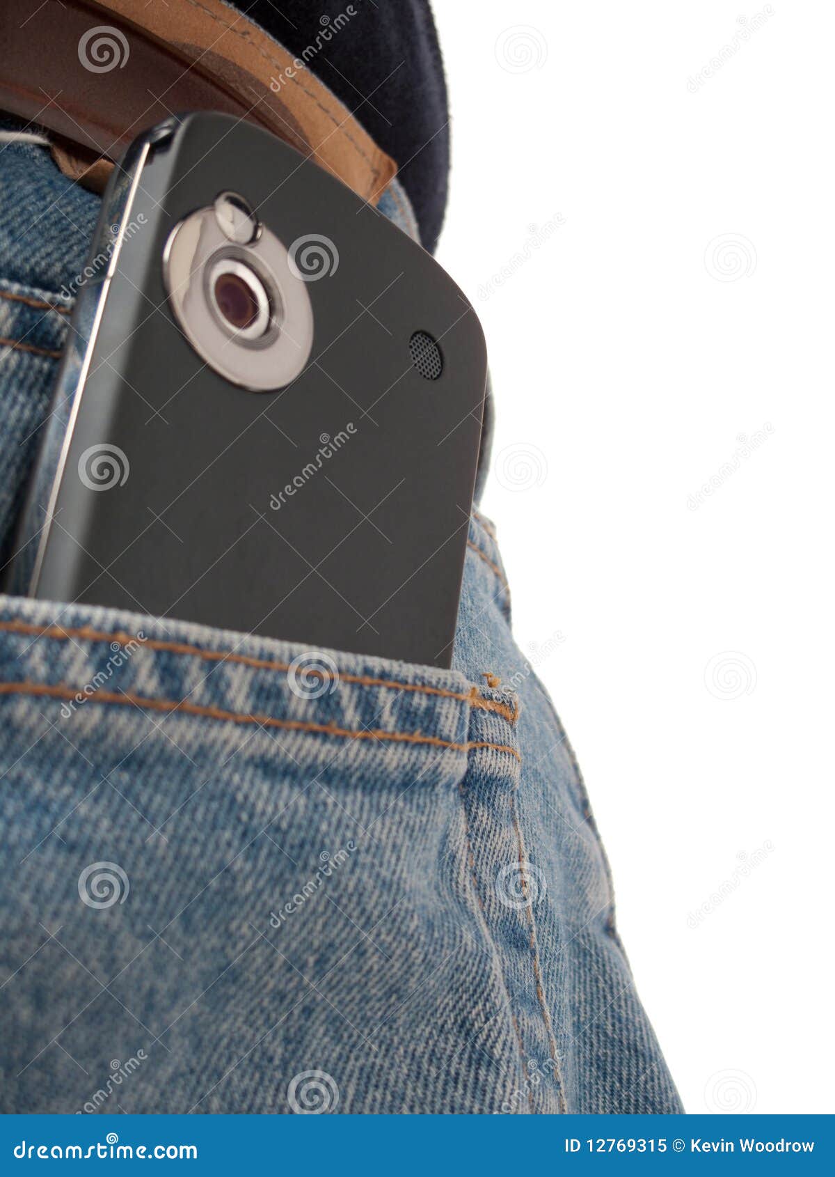 PDA with Camera in Back Pocket Stock Image - Image of color, closeup ...
