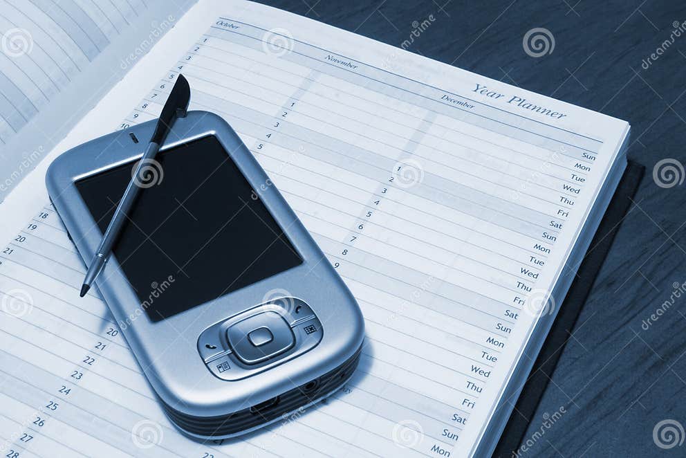 PDA & Diary stock image. Image of pocket, planner - 2820879