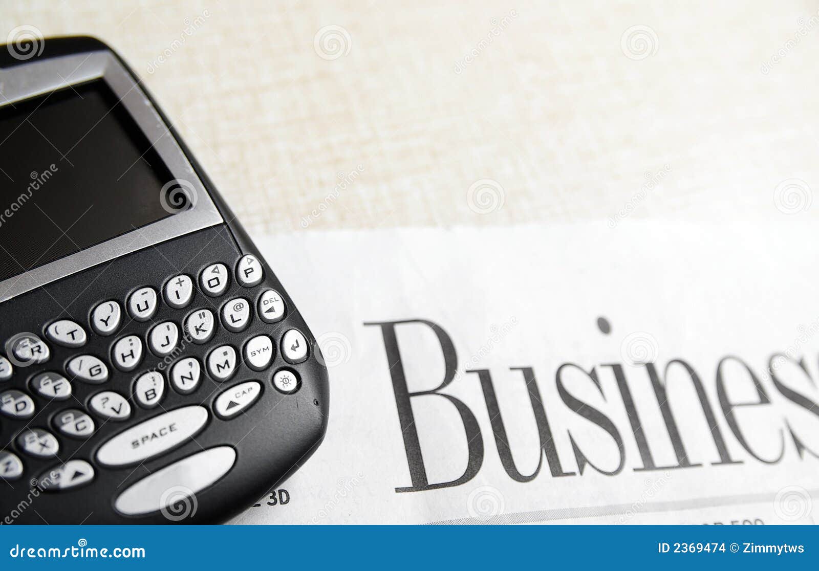 Pda and paper stock photo. Image of work, meeting, internet - 2369474