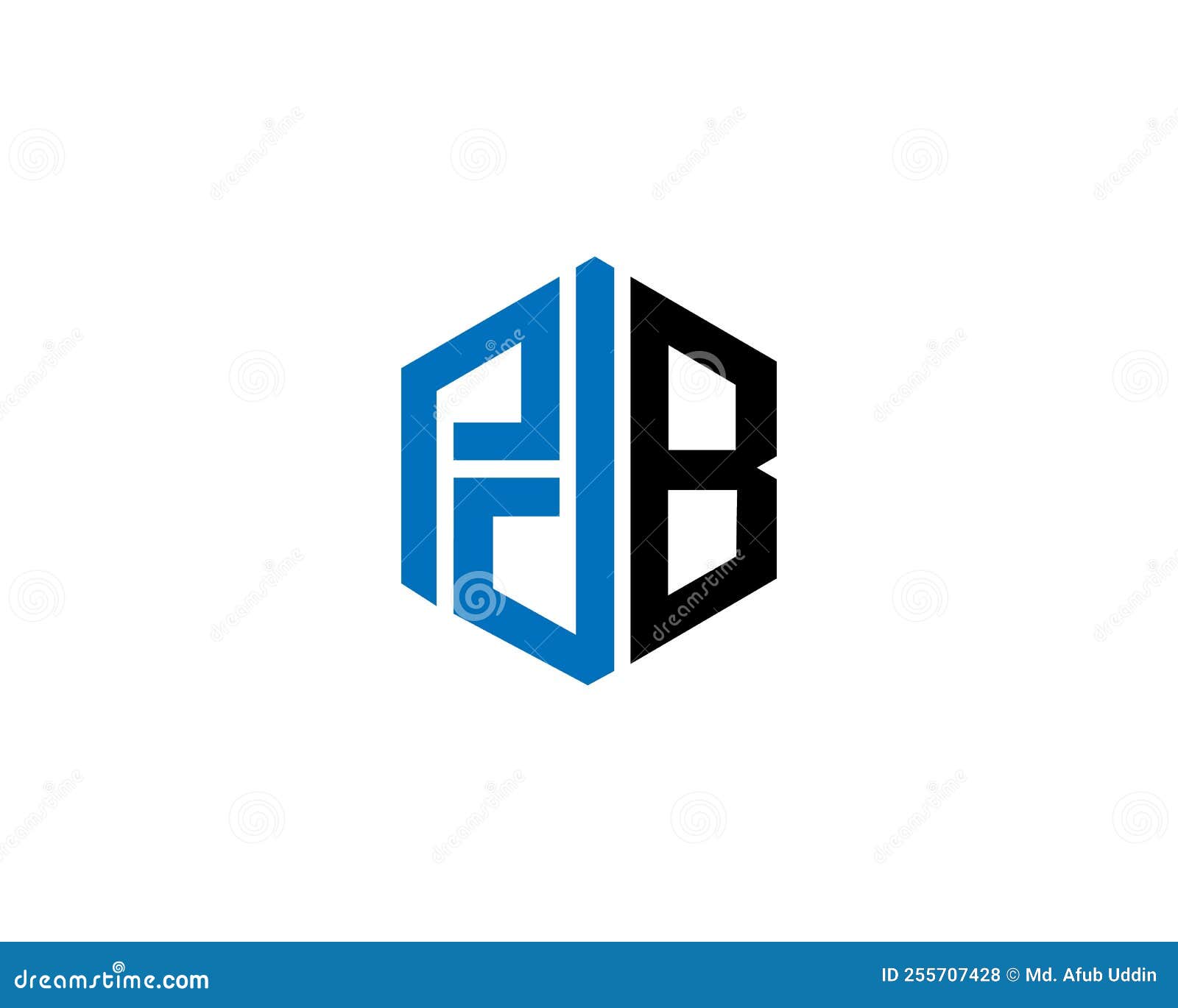 PDB Logo Letter Design Vektor Konzept Vektor Abbildung - Illustration ...