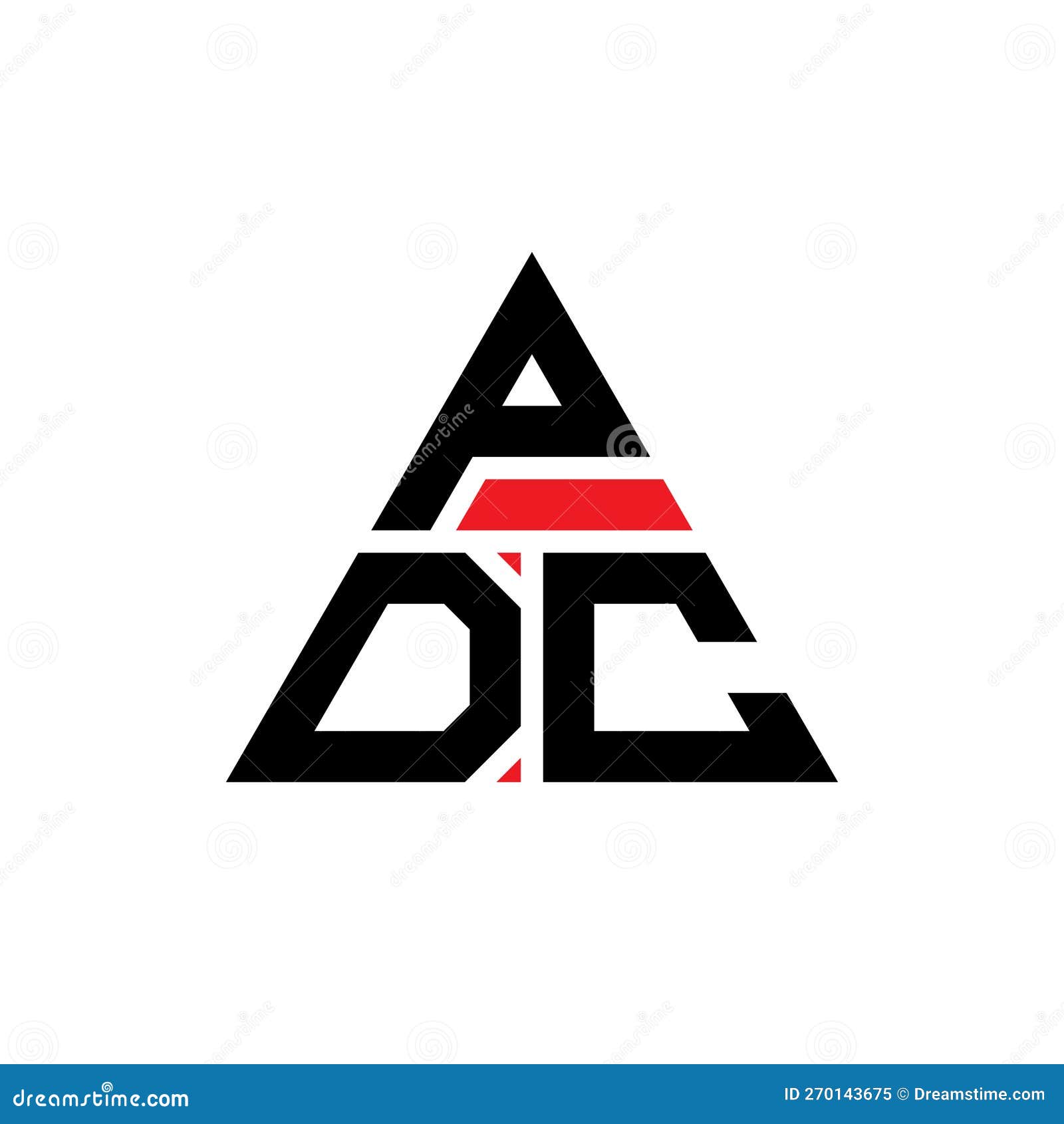 PDC Triangle Letter Logo Design with Triangle Shape. PDC Triangle Logo ...