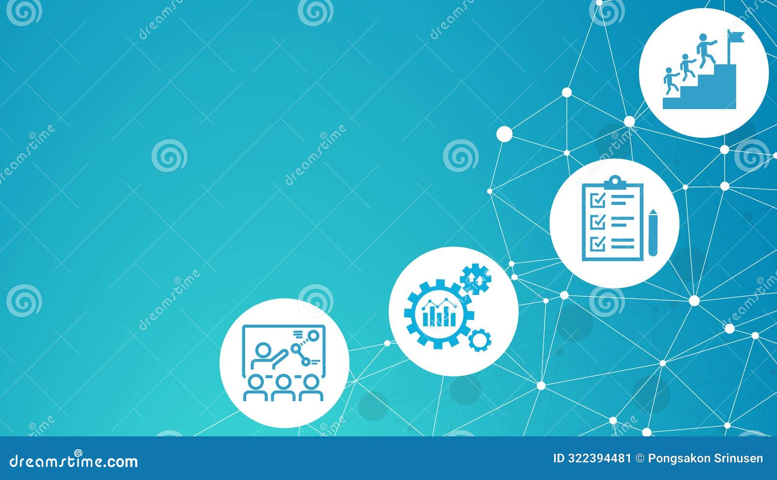 PDCA Banner Web Icon For Business And Organization Cartoon Vector ...