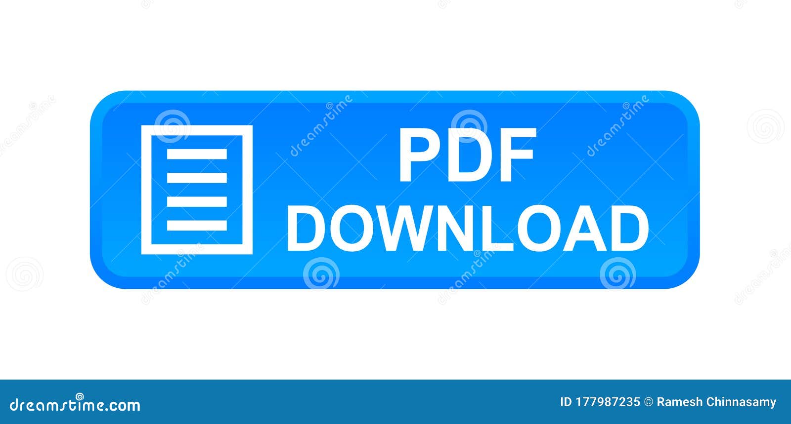 Pdf download button stock vector. Illustration of ebook - 177987235