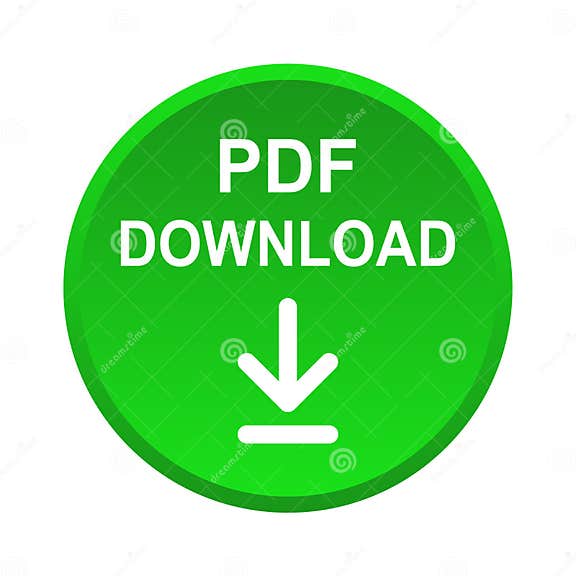 Pdf download button stock vector. Illustration of details - 177987665