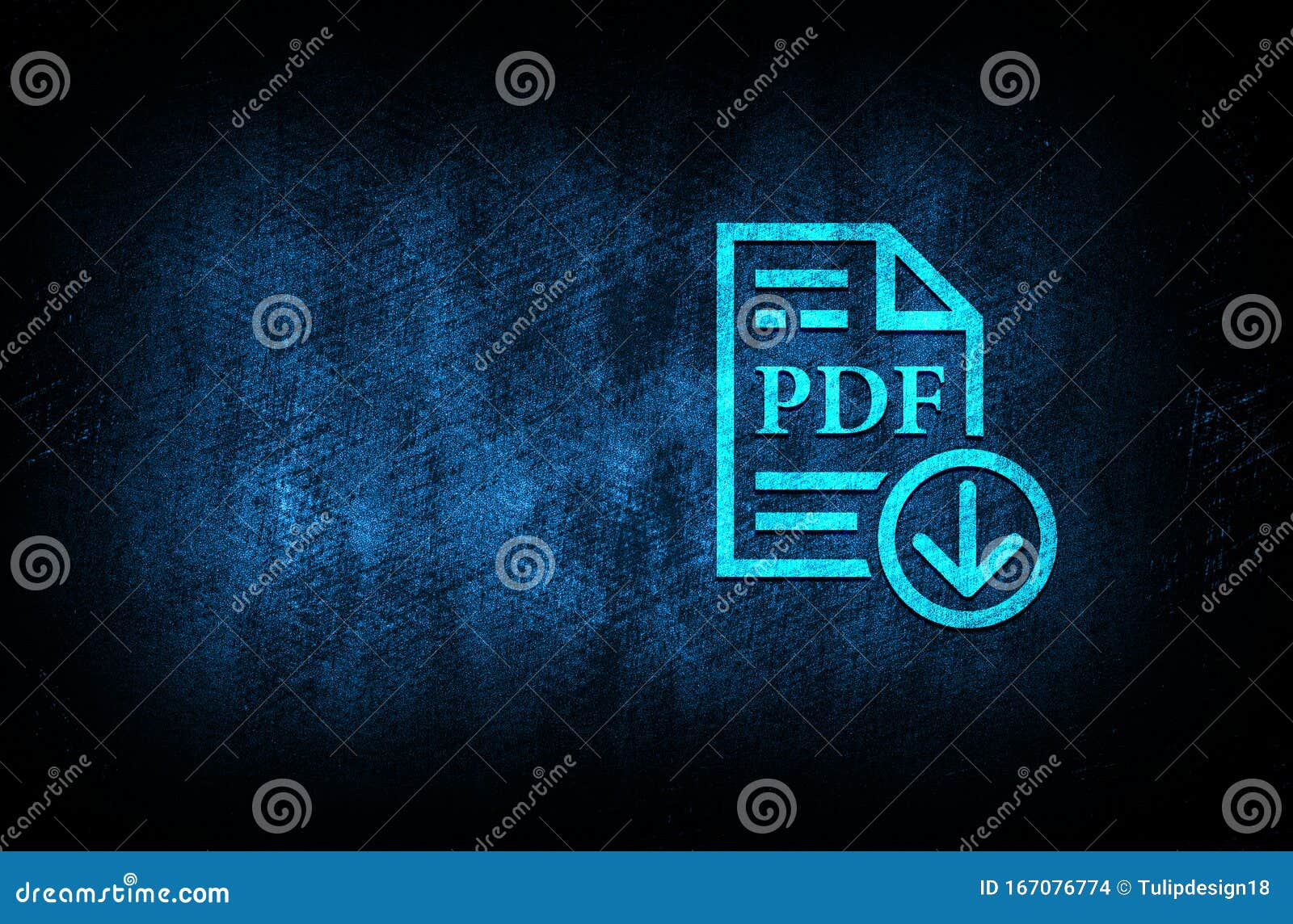 PDF Document Download Icon Abstract Blue Background Illustration ... PDF Document Download Icon Abstract Blue Background Illustration ...