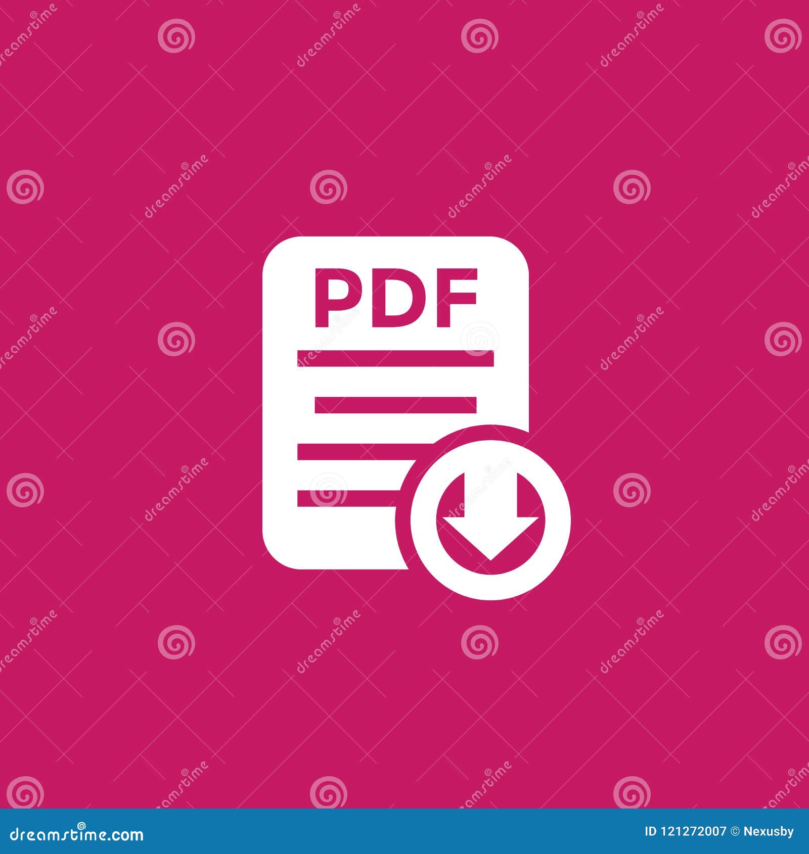 PDF Document Download Vector Icon Stock Vector - Illustration of symbol ...