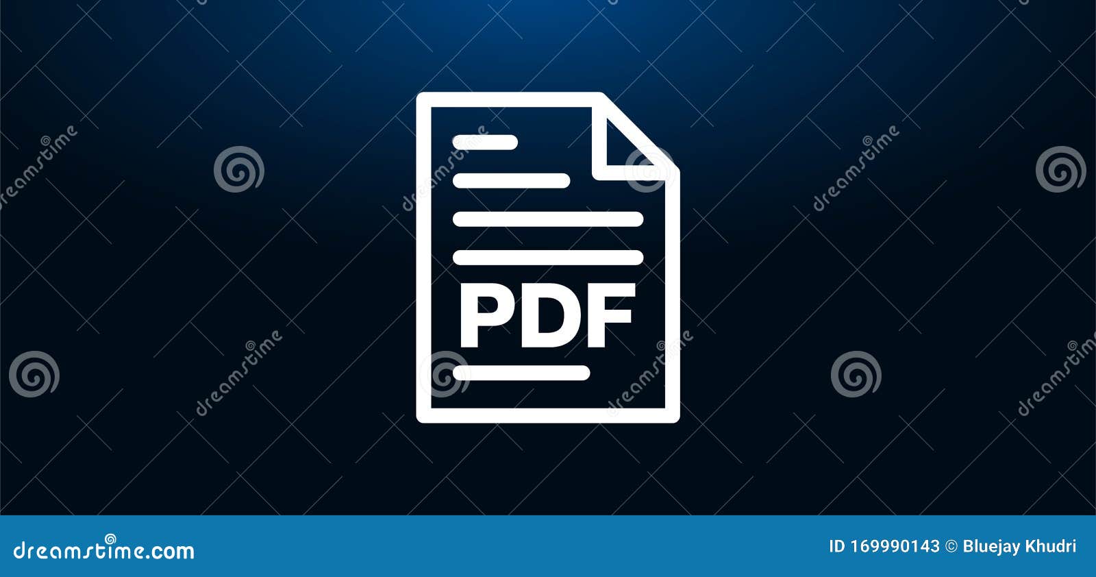 PDF Document Page Icon Crystal Blue Banner Background Stock ... PDF Document Page Icon Crystal Blue Banner Background Stock ...