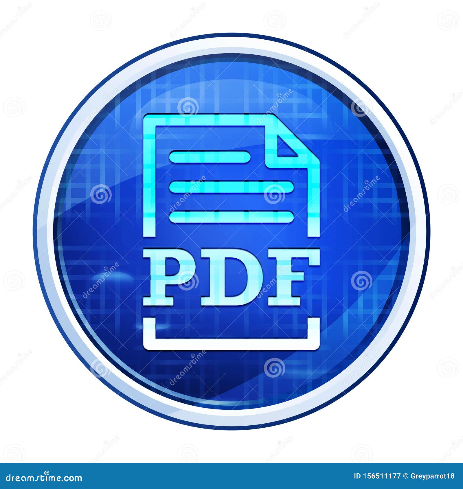 PDF Document Page Icon Futuristic Blue Round Button Vector Illustration ... PDF Document Page Icon Futuristic Blue Round Button Vector Illustration ...