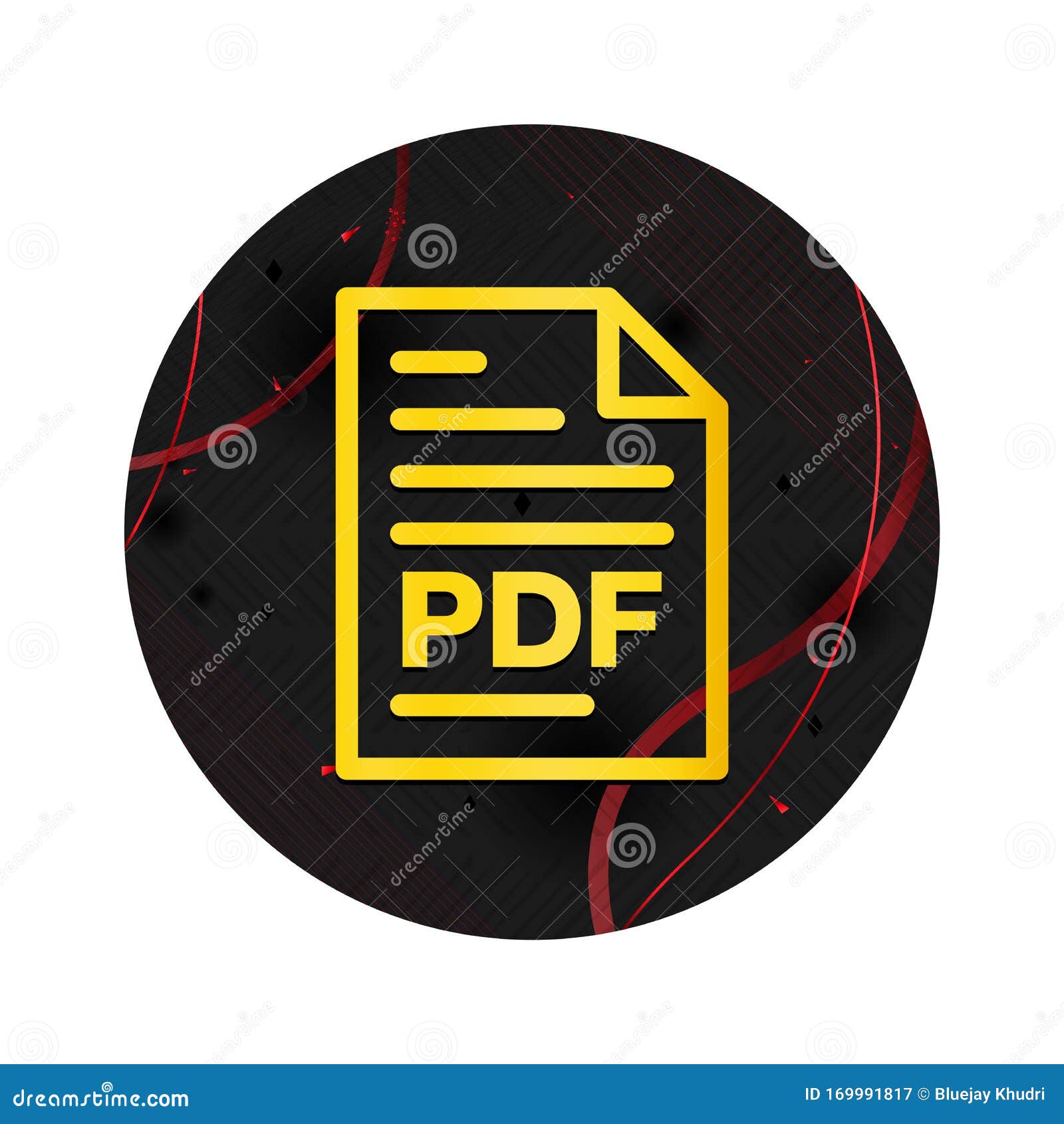 PDF Document Page Icon Elegant Black Round Button Stock Vector ... PDF Document Page Icon Elegant Black Round Button Stock Vector ...