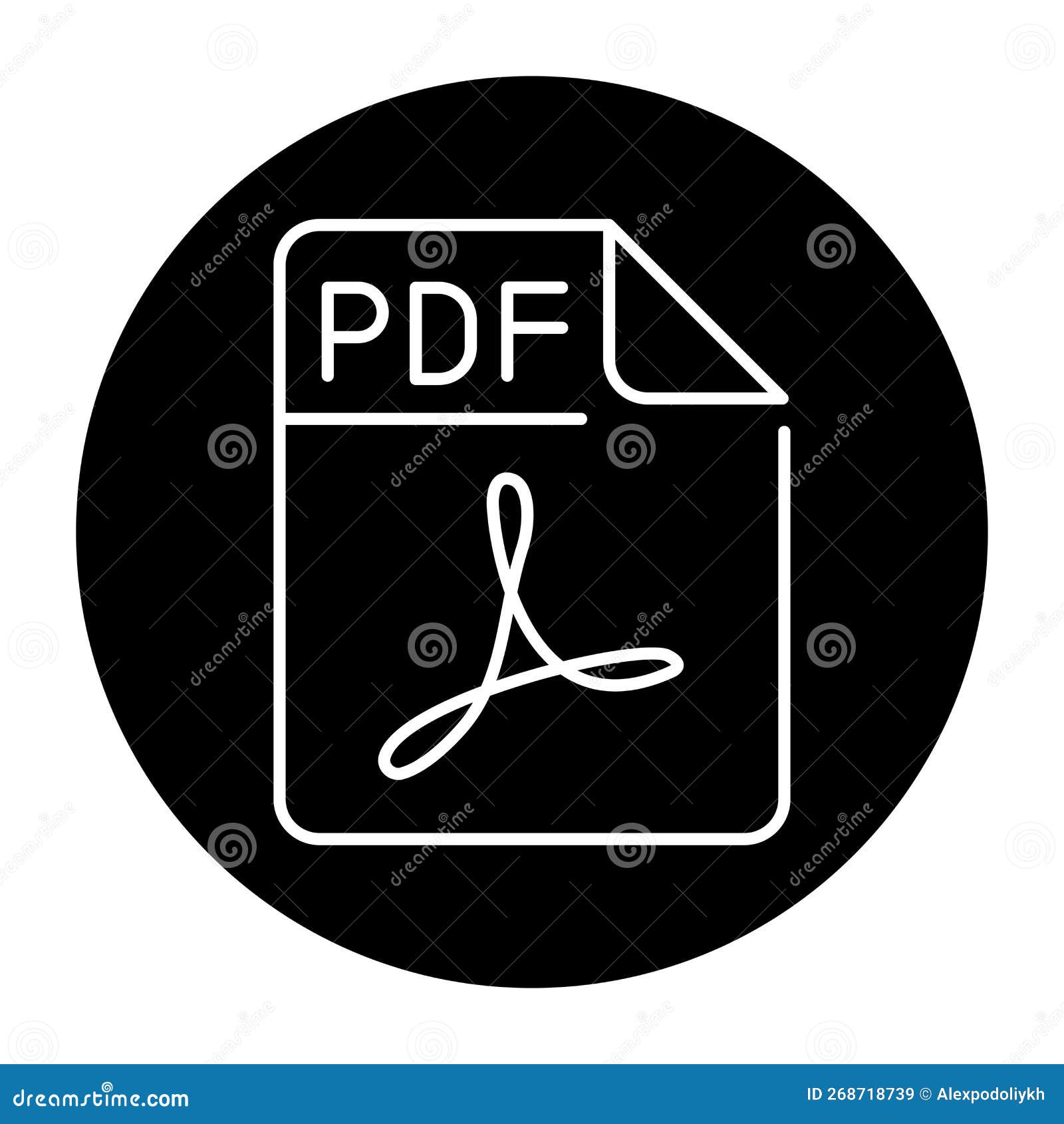 PDF File Color Line Icon. Format and Extension of Documents Stock ... PDF File Color Line Icon. Format and Extension of Documents Stock ...