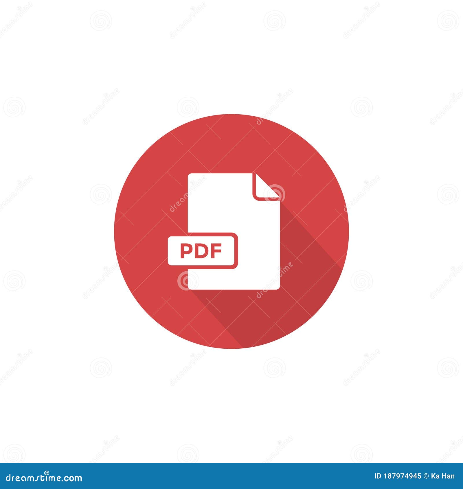 PDF - Portable Document Format Acronym With Marker, Technology Concept ...
