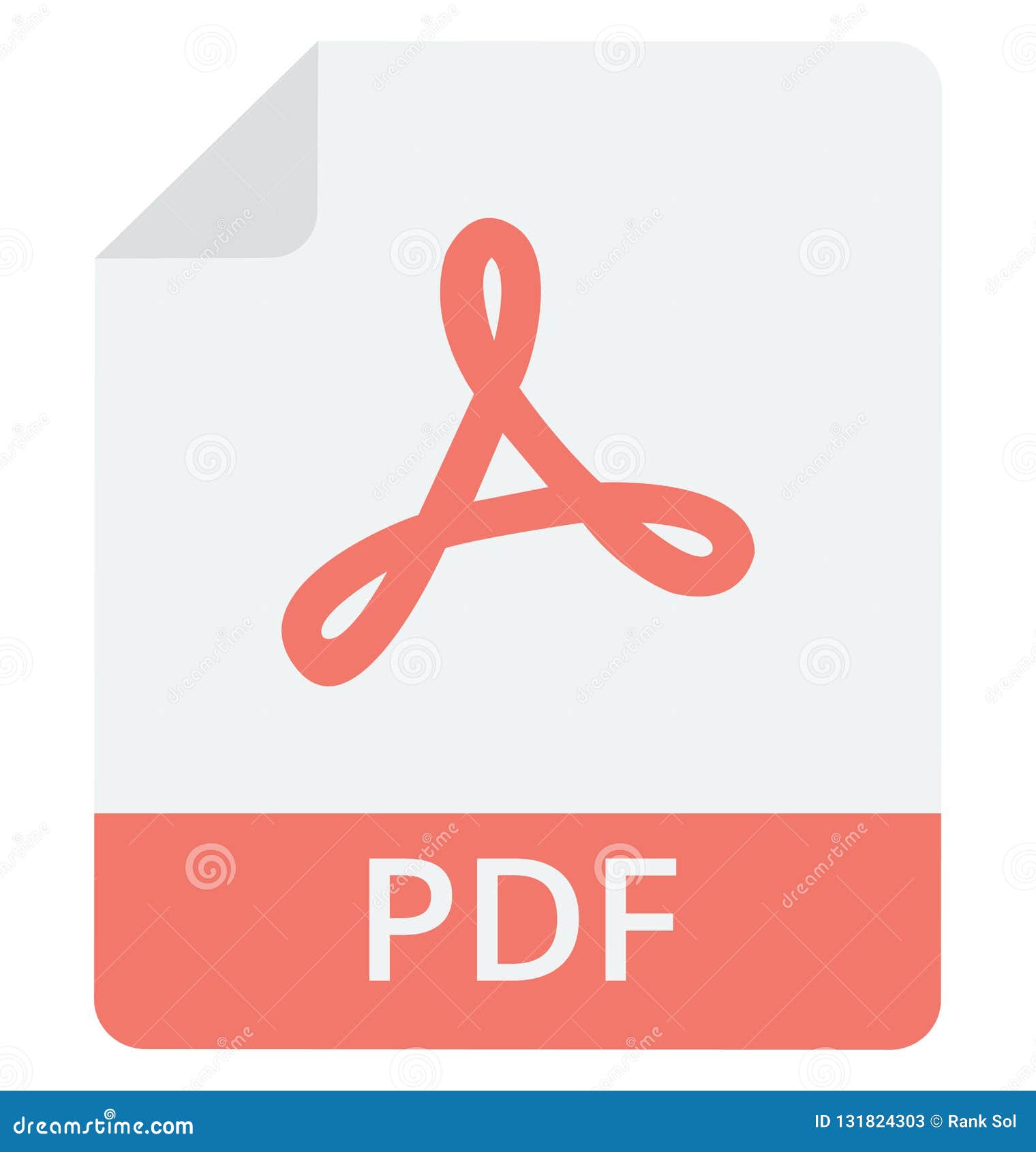 Pdf File Vector Icon that Can Be Easily Edit or Modified Stock Vector ...