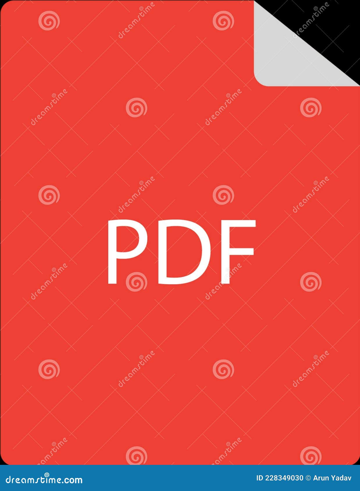Pdf Web Icon Button and Pdf File. Stock Illustration - Illustration of ...