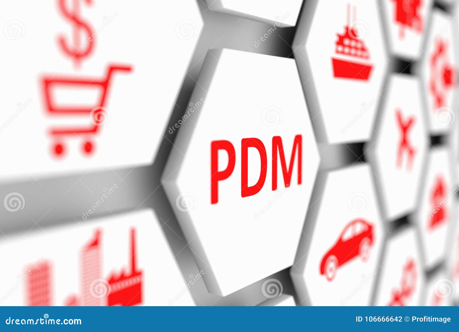 PDM concept stock illustration. Illustration of abstraction - 106666642