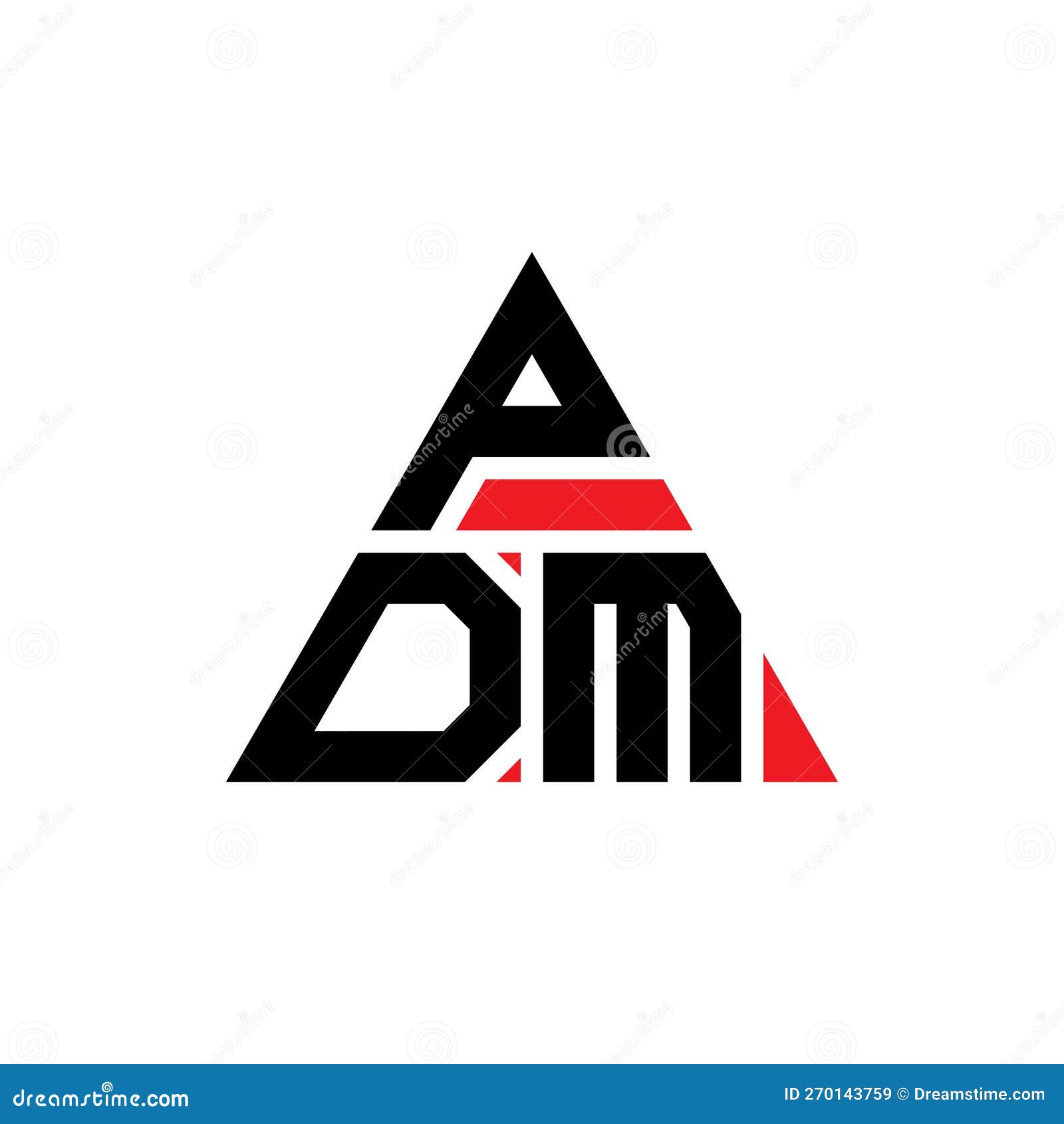 PDM Triangle Letter Logo Design with Triangle Shape. PDM Triangle Logo ...