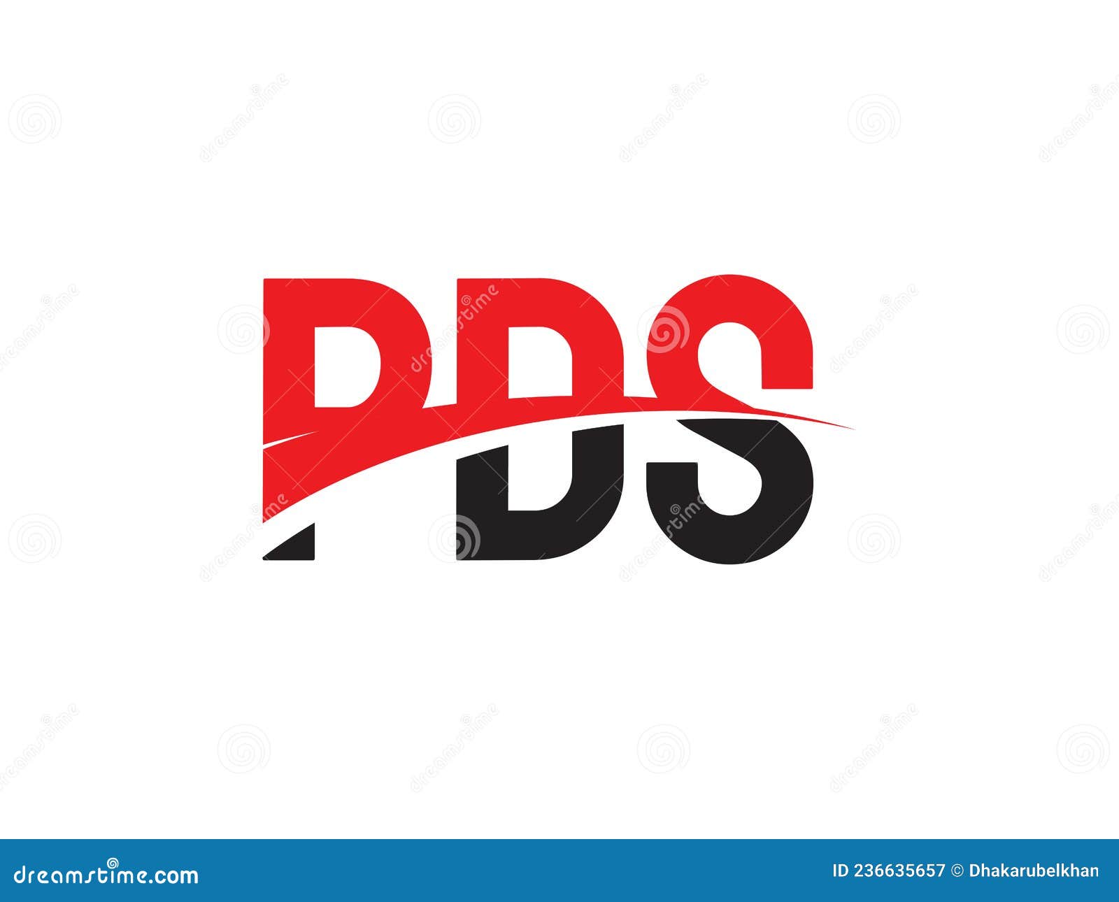 PDS Letter Initial Logo Design Vector Illustration Stock Vector ...