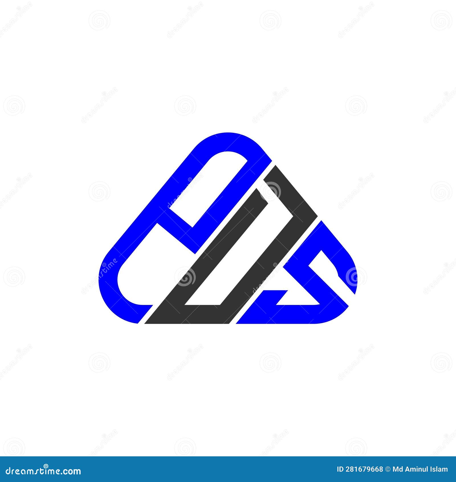 PDS Letter Logo Creative Design with Vector Graphic, PDS Stock Vector ...