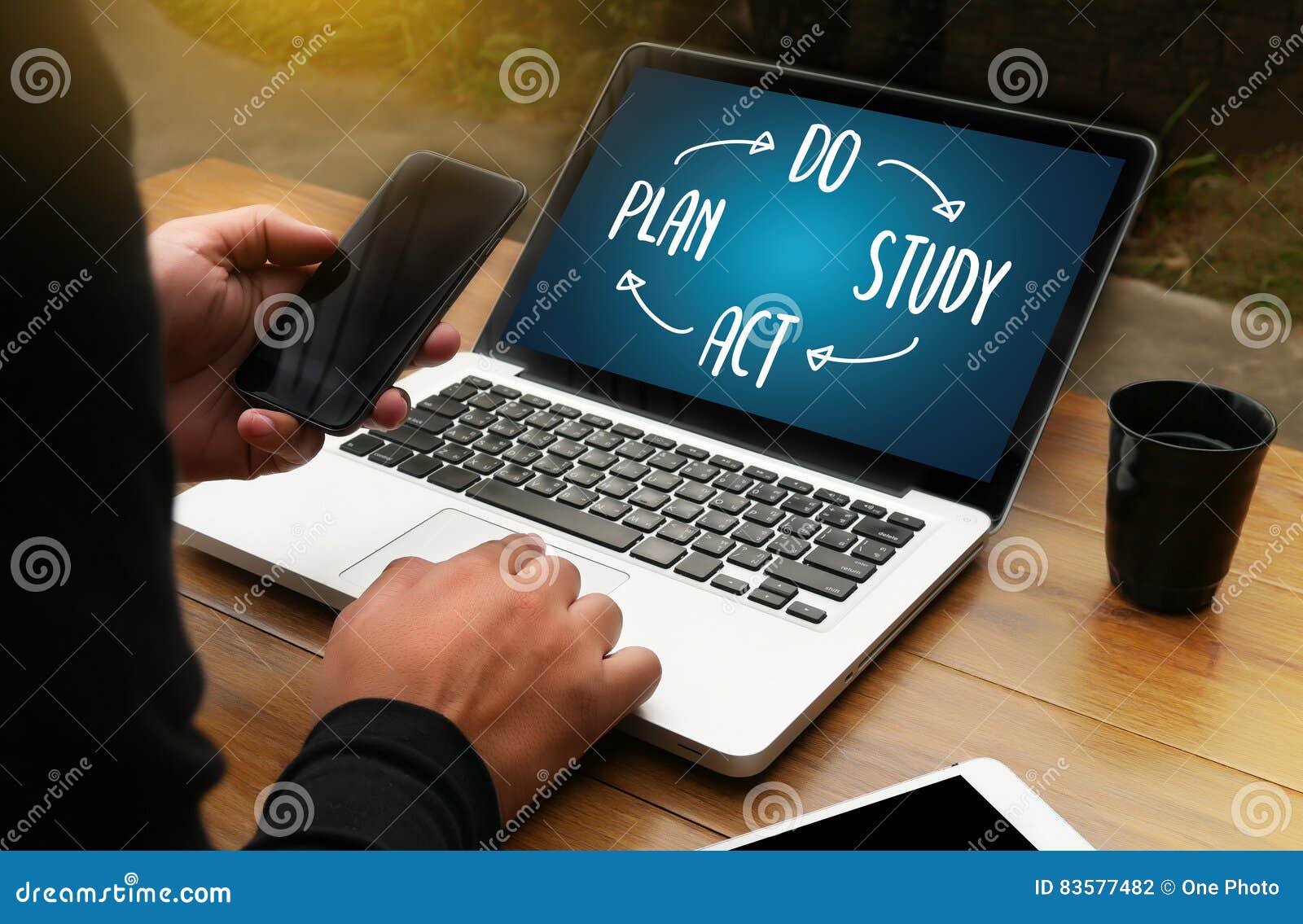 PDSA - Plan Do Study Act , Encouragement Time To Act Motivation Stock ...