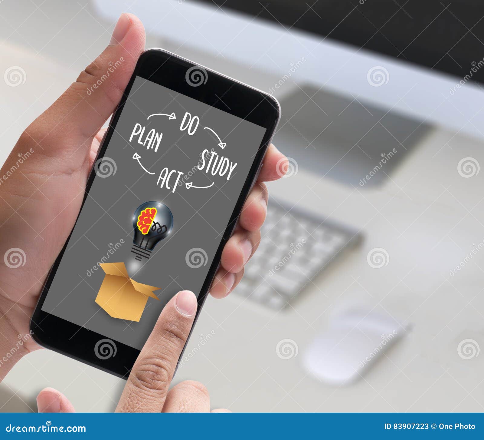 PDSA - Plan Do Study Act , Encouragement Time To Act Motivation Stock ...