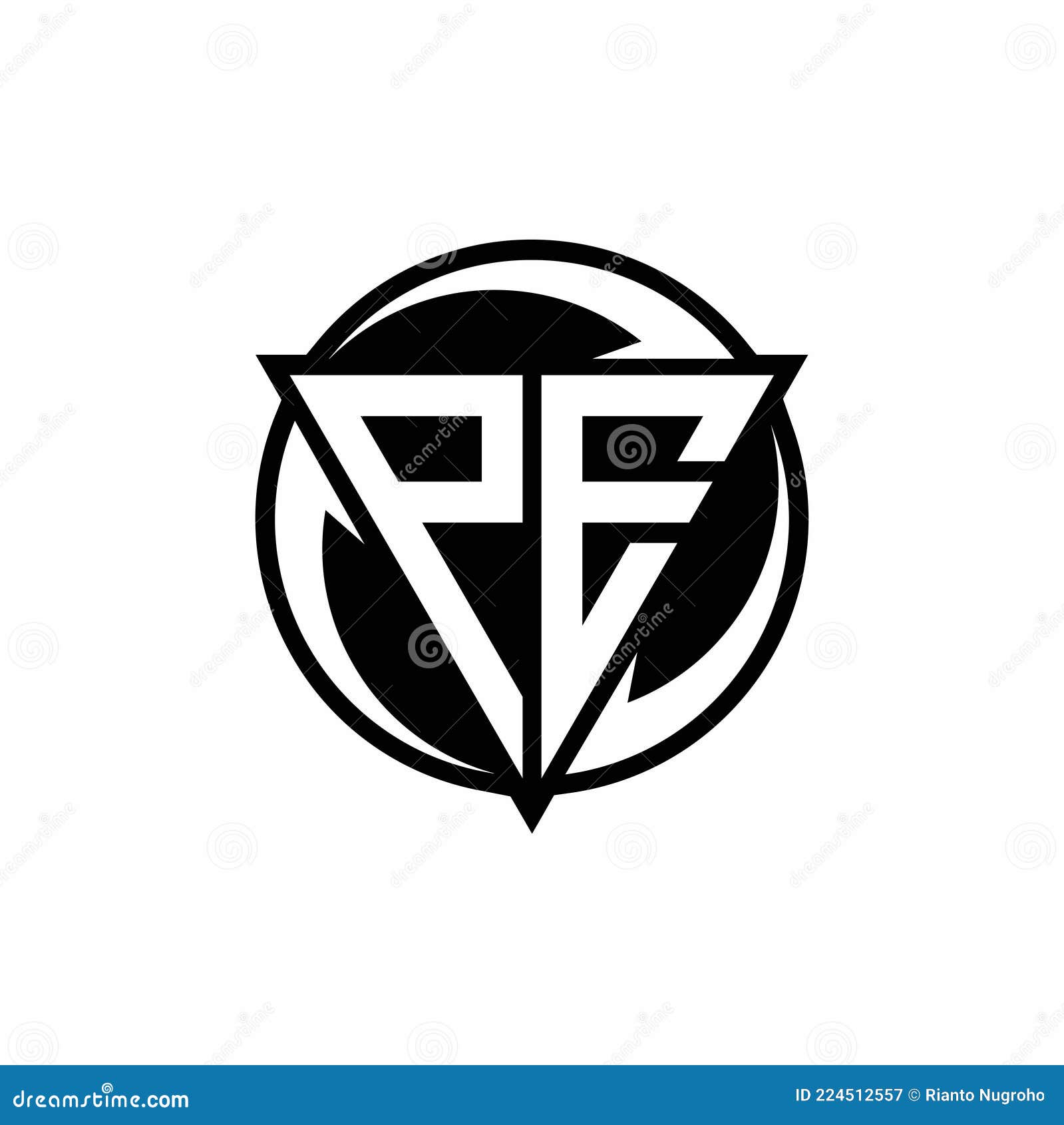 PE Logo Monogram Design Template Stock Vector - Illustration of ...