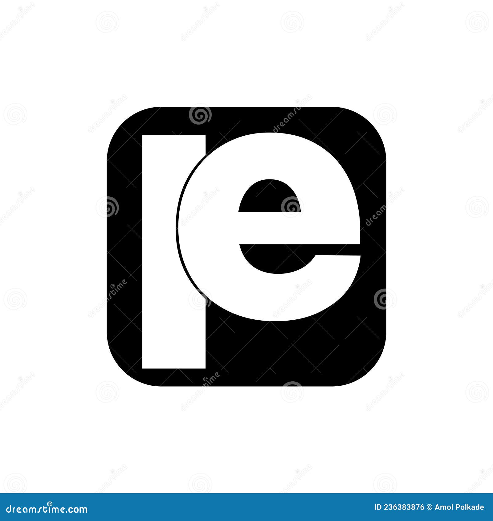 PE Typography Logo. PE Company Initial Name Monogram Stock Vector ...