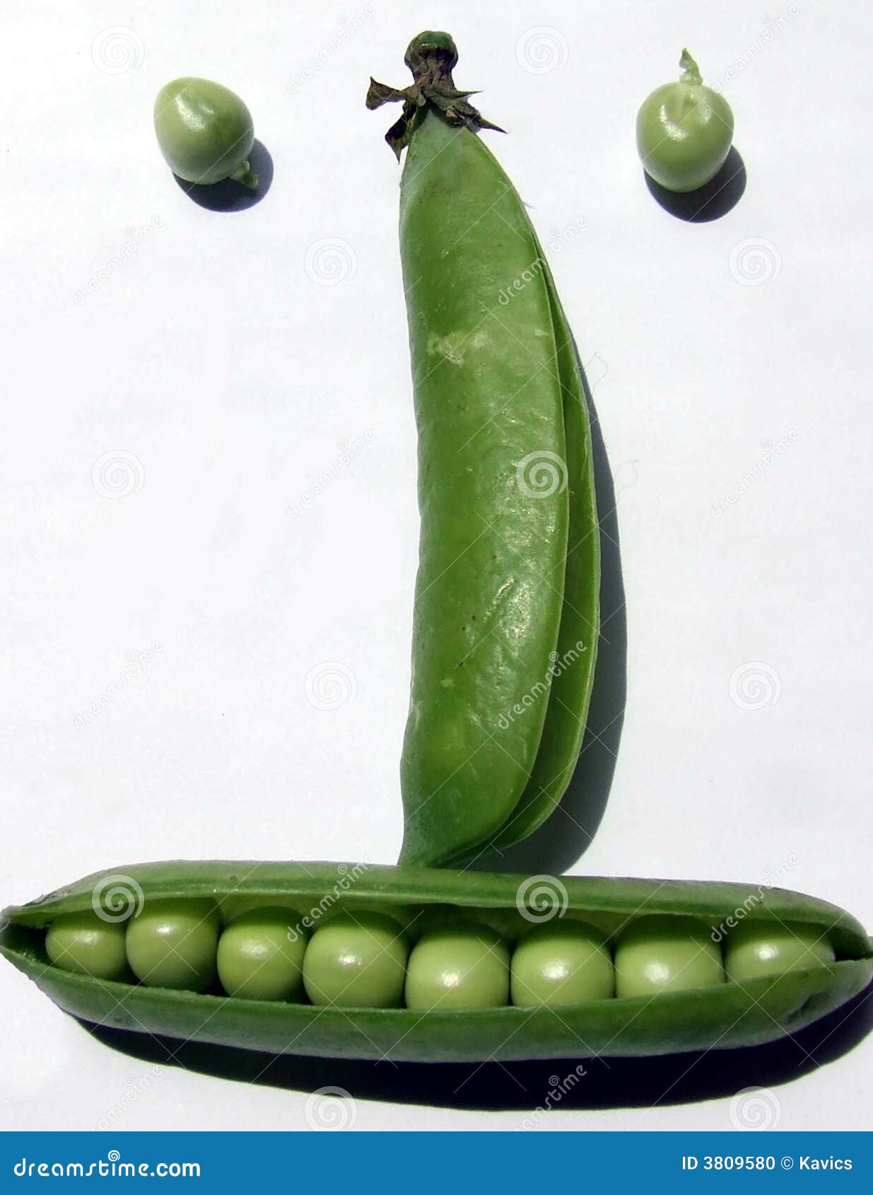 Pea-face stock illustration. Illustration of mouth, vegetable - 3809580