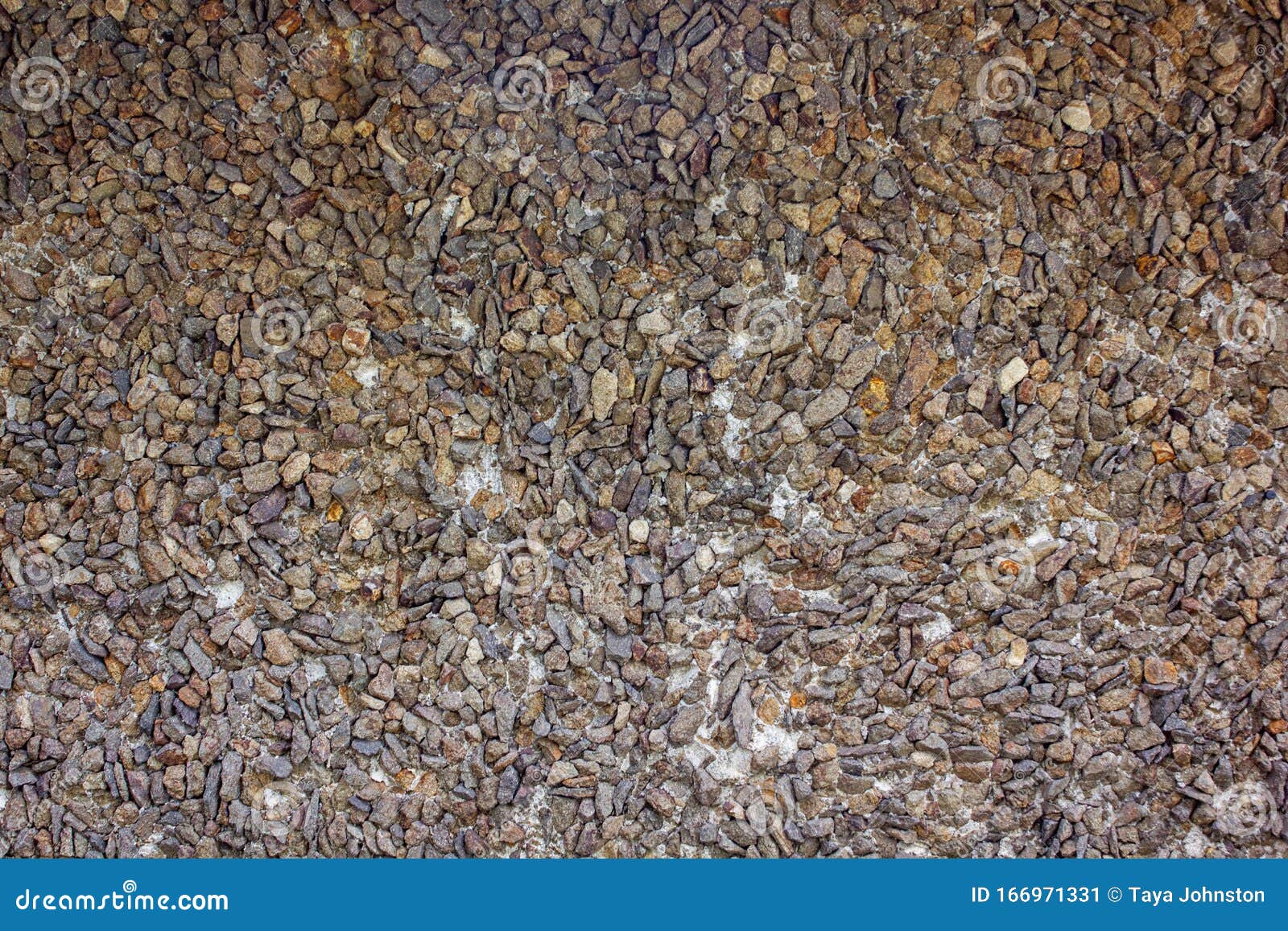 Pea Gravel Texture Layered on Ground with Multi Colored Stones Stock ...