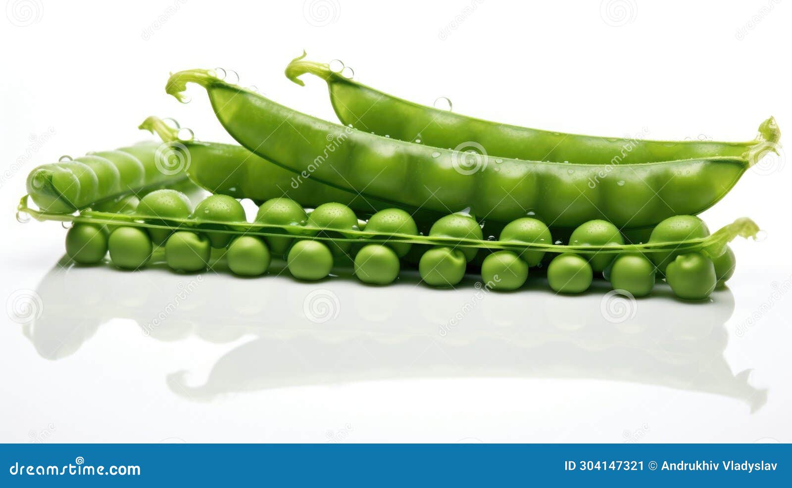 Pea Green on White Background, Abstract Illustration Stock Illustration ...