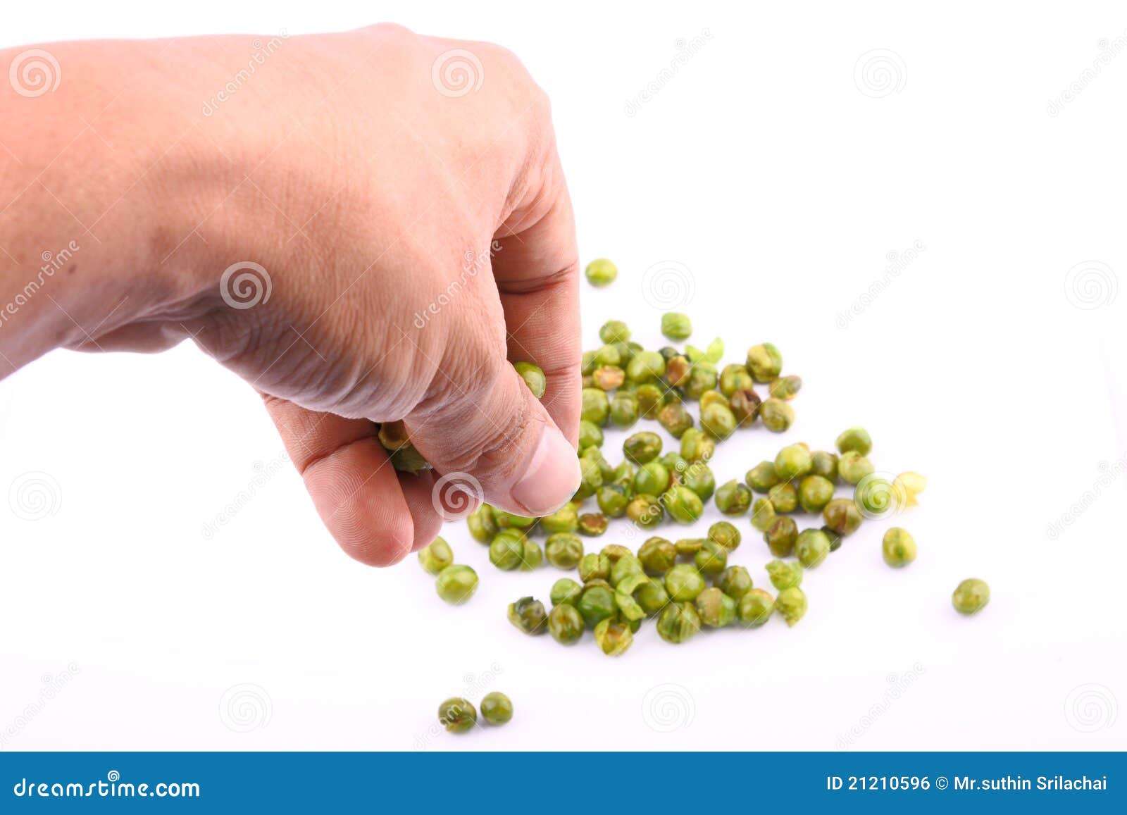 Pea in hand stock photo. Image of vegetable, snow, peapods - 21210596