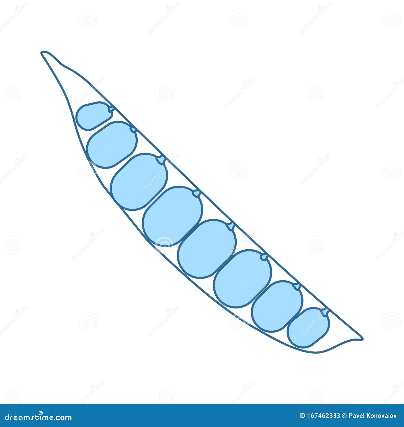 Pea Icon stock vector. Illustration of vitamin, plant - 167462333