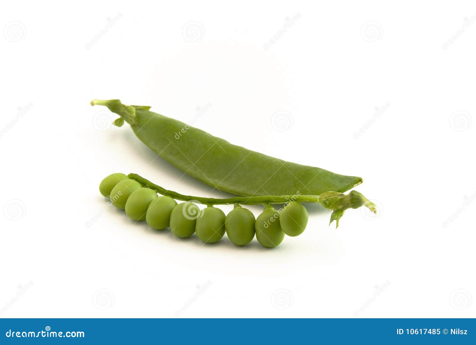 Pea inside and closed stock image. Image of healthy, green - 10617485
